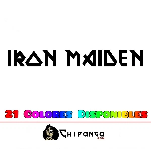 PEGATINA IRON MAIDEN Autocollant Aufkleber Sticker Vinyl Decal Adesivi ...