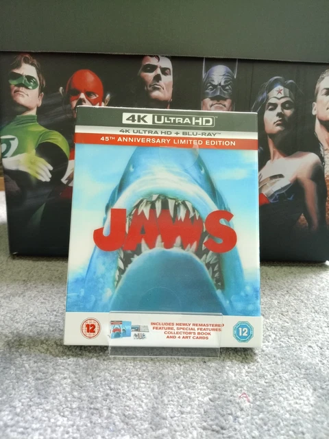JAWS 45TH ANNIVERSARY Lenticular Case Special Edition 4K Uhd & Blu Ray ...