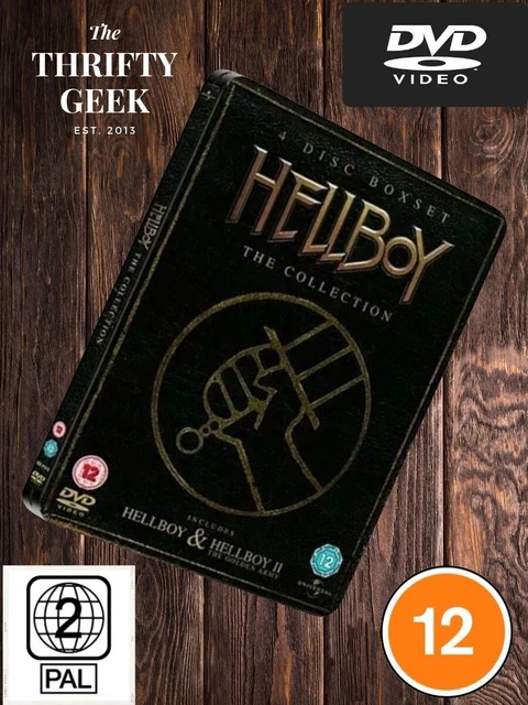 HELLBOY 4 DISC Boxset Steelbook Collection Guillermo Del Toro and Ron ...