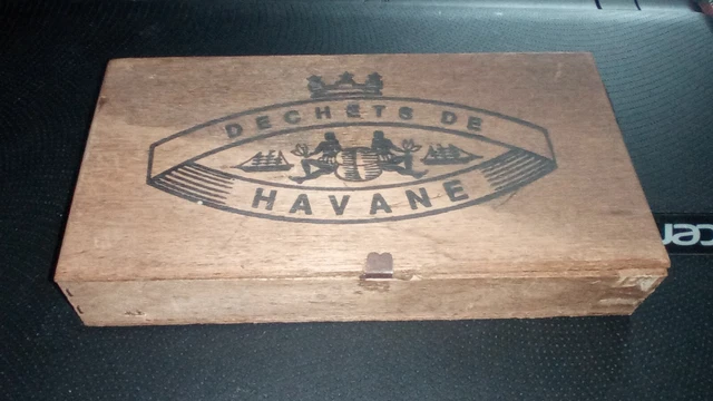 BOÎTE ANCIENNE VIDE Cigare Déchets De Havane EUR 8,00 - PicClick FR