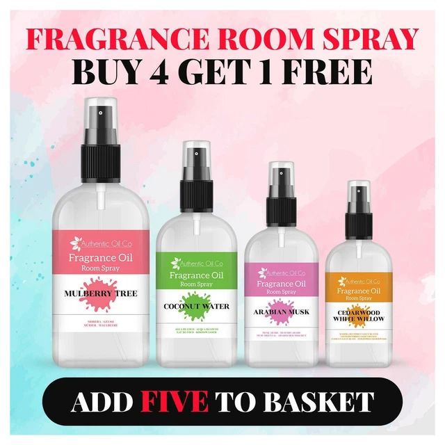 FRAGRANCE OIL ROOM Office Spray Mist Fragrance Spritz Air Freshener ...