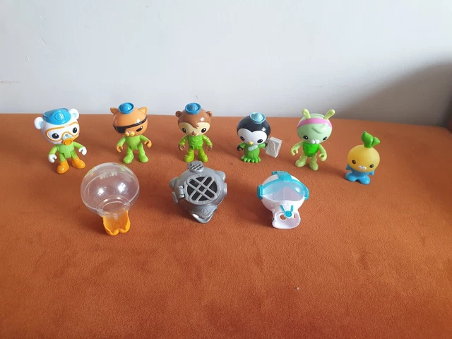 FISHER-PRICE OCTONAUTS FIGURES Bundle Squish Vegimals & Helmets ** VERY ...