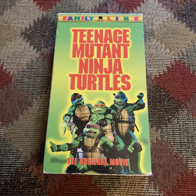 TEENAGE MUTANT NINJA Turtles (VHS) New Line Family Line - The Original ...