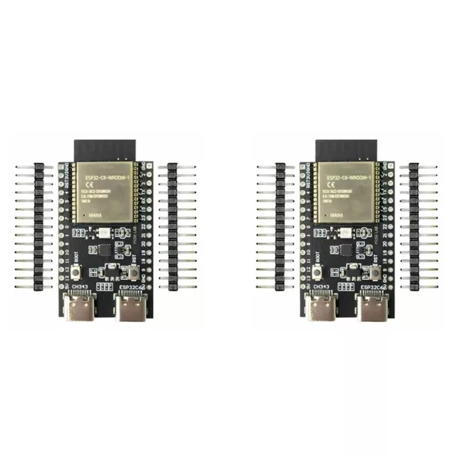 2X ESP32--DEVKITC-1-N4 CARTE de Développement ESP32- Carte de Base RISC ... 2X ESP32--DEVKITC-1-N4 CARTE de Développement ESP32- Carte de Base RISC ...