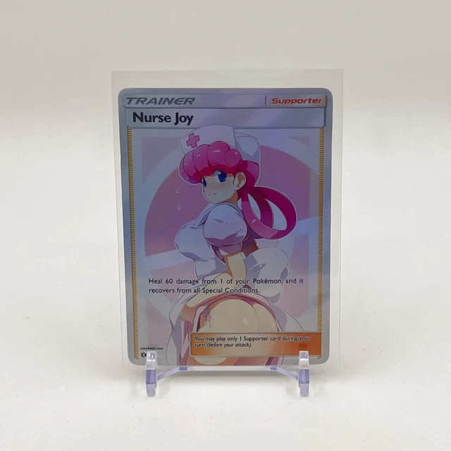 NURSE JOY FULL Art Goddess Story Pokemon Waifu Trading Card Holofoil ...