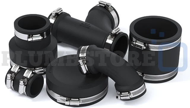 FLEXSEAL ADAPTOR FLEXIBLE Rubber Boot Pipe Reducer EPDM Coupling ...