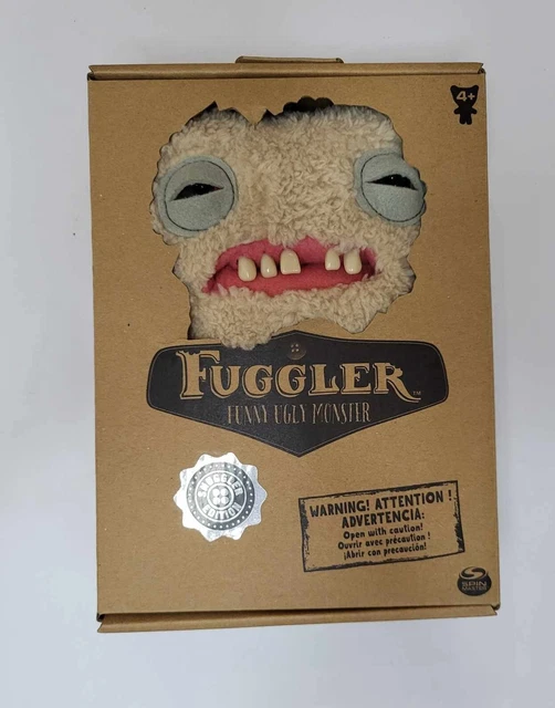FUGGLER GAPTOOTH MCGOO Cream Fluffy Funny Ugly Monster Soft Toy Plush £ ...