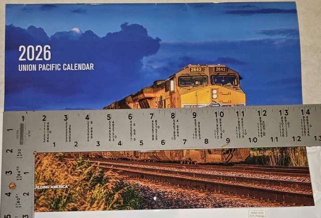CALENDAR - UNION Pacific, Building America, 2026 railroad memorabilia £ ...