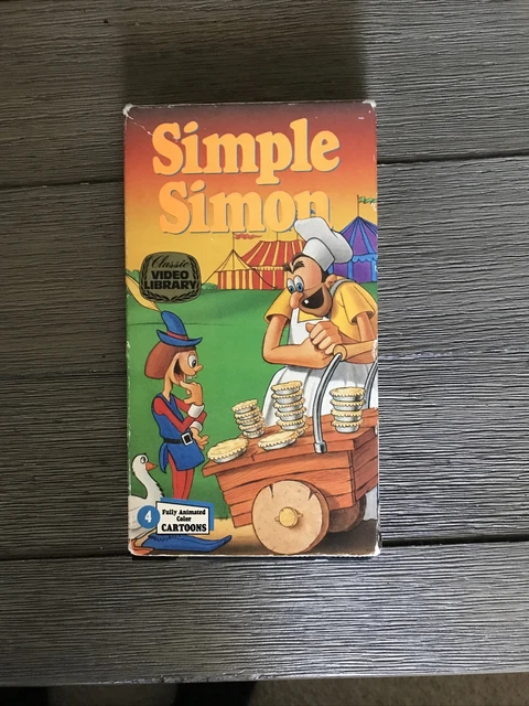 SIMPLE SIMON CARTOON good times VHS--Tested and works £12.52 - PicClick UK