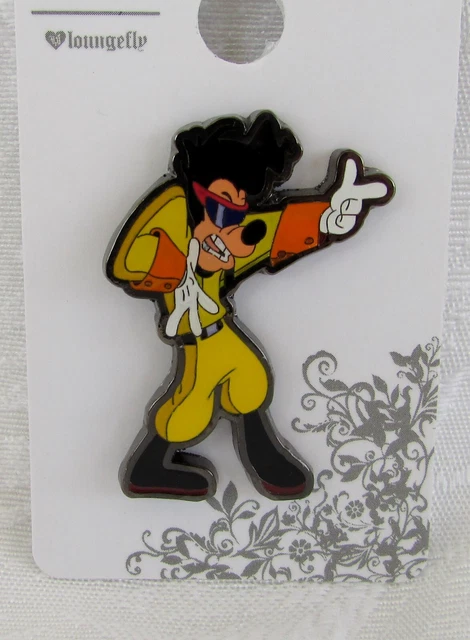 DISNEY LOUNGEFLY POWERLINE Max A Goofy Movie Pin RARE New on Card £32. ...