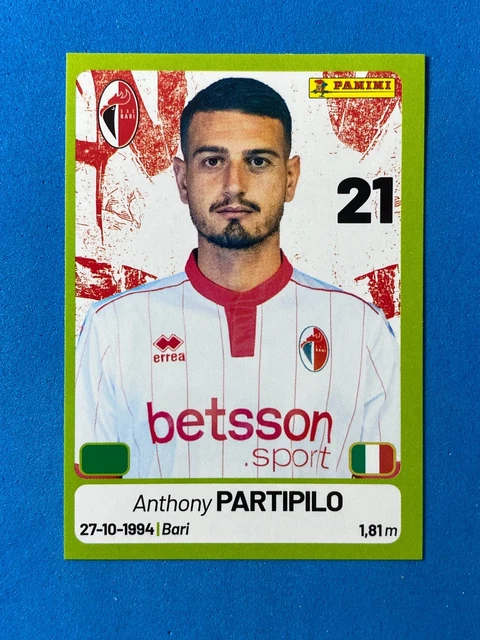 FIGURINE CALCIATORI PANINI BKT 2025-26 2026 n. 61 Anthony Partipilo ...