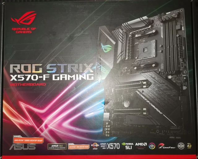 ASUS ROG STRIX X570-F GAMING AMD AM4 ATX Motherboard £165.00 - PicClick UK