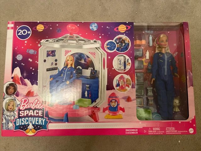 BARBIE SPACE STATION Discovery Doll & Playset 20+ Accessories New Kids ...