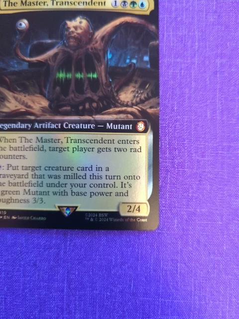 THE MASTER, TRANSCENDENT-419 Extended Foil MTG Fallout EUR 9,19 ...