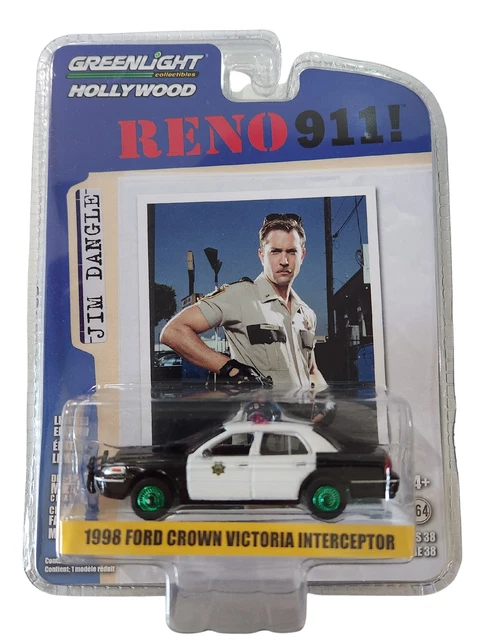 MACHINE VERTE 44980-B Reno 911 ! Dangle 1998 Ford Crown Victoria feu ...