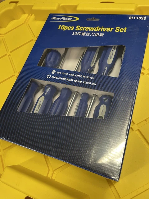 BLUE POINT BLP10SS 10pc Screwdriver Set - As Sold By Snap On £98.69 ...