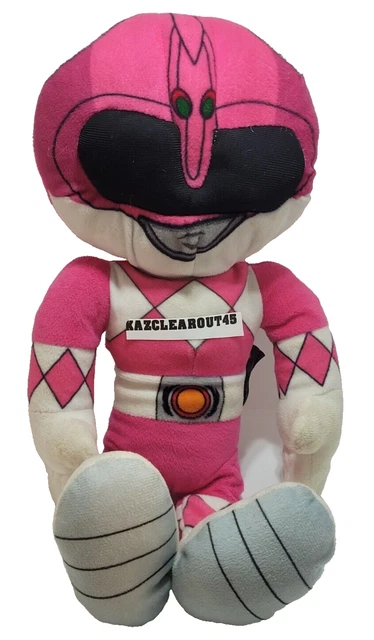 MIGHTY MORPHIN PINK Power Ranger 14"Plush Cuddly Soft Toy Doll Power ...