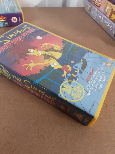 THE SIMPSONS SPRINGFIELD Murder Mysteries (Animated) (VHS/SUR, 1997) £ ...