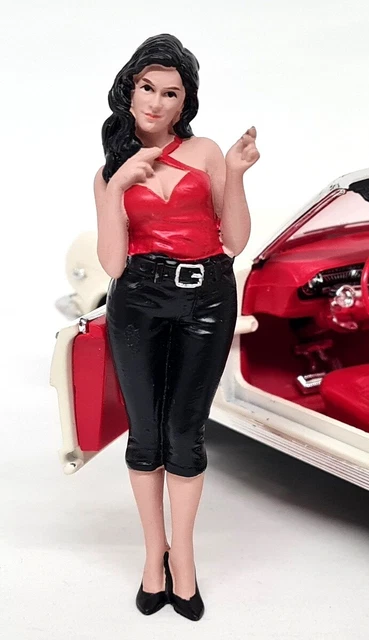 AMERICAN DIORAMA 1/18 Peggy Pin Up Figure Poly Resin model Car display ...