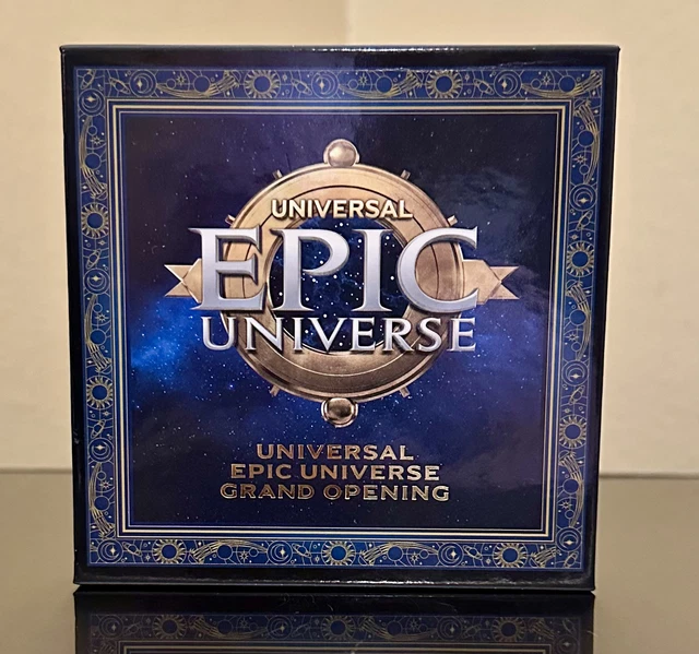 EPIC UNIVERSE EXCLUSIVE Limited Edition Grand Opening Day Medallion ...