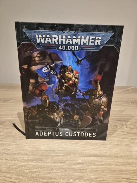 WARHAMMER 40K ADEPTUS Custodes Codex 2021 9th Edition £9.99 - PicClick UK
