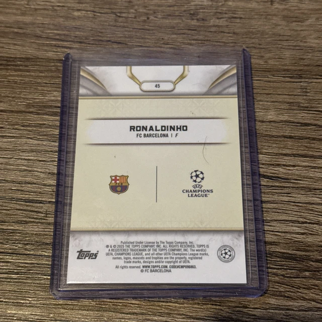 TOPPS 2025 RONALDINHO Reverence Base Card FC Barcelona £9.00 - PicClick UK