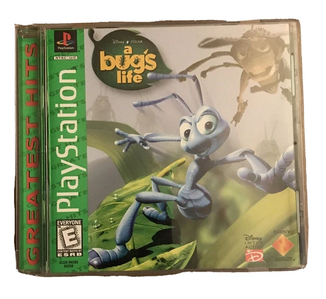 A BUG'S LIFE Disney Pixar Sony Playstation PS1 Greatest Hits Bugs Movie ...