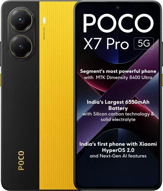 POCO X7 PRO 5G Factory Unlocked-Dual SIM-256 GB Storage 12 GB RAM ...