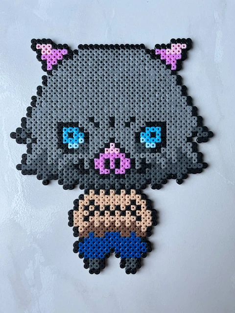 PIXEL ART / Perles A Repasser Inosuke Dans Demon Slayer EUR 8,00 ...
