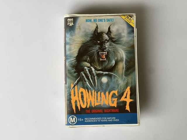 HOWLING 4 (1988) VHS Tape - Horror / Comedy CBS Fox Clamshell $60.00 ...