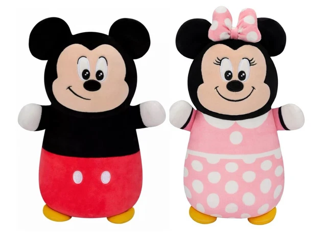 MICKEY & MINNIE Mouse Squishmallow 10" Plush Soft Toy HugMees Hug Mee ...