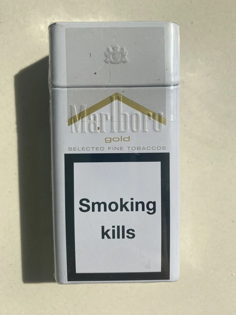 MARLBORO LIMITED EDITION Rare Metal Tin for 10 Cigarettes Tobacco Case ...