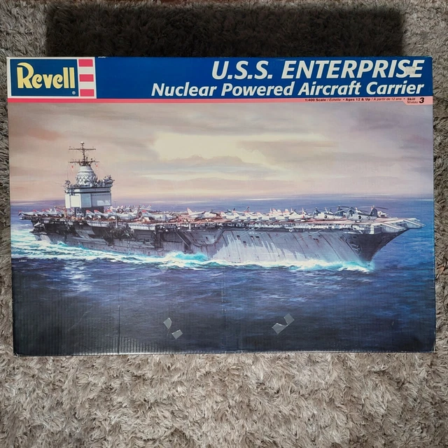 REVELL 1:400 SCALE USS Enterprise Nuclear Powered Aircraft Carrier ...