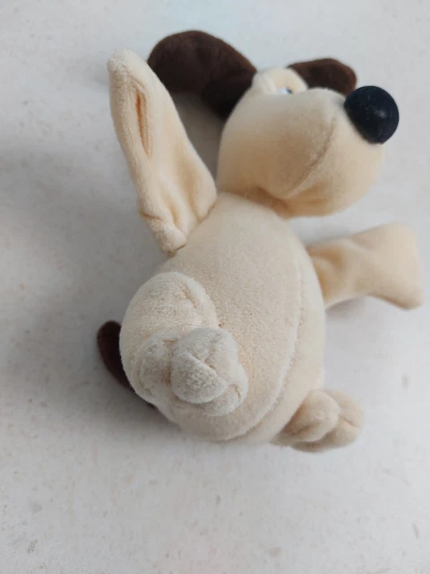 AARDMAN WALLACE & Gromit 1989 - Gromit Finger Puppet Soft Toy Plush ...