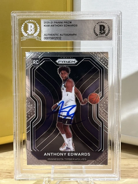 2020 ANTHONY EDWARDS Prizm RC AUTO!!! BGS autentico EUR 105,26 ...