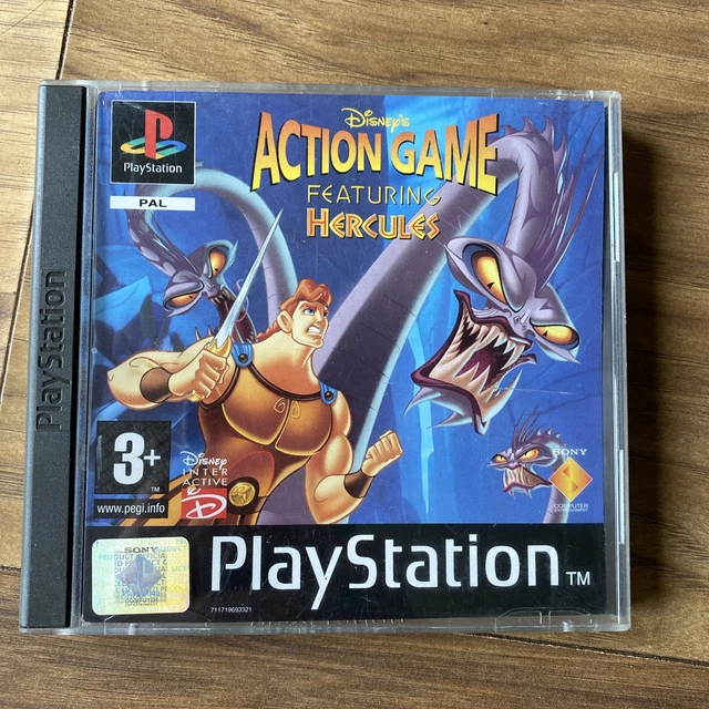 DISNEY'S ACTION GAME Featuring Hercules (PlayStation 1, 1997) £4.20 ...