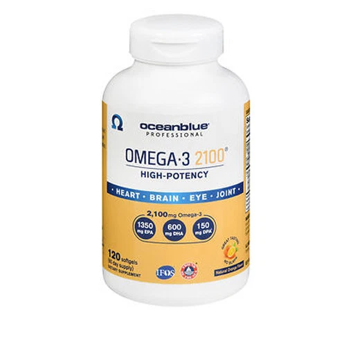 PROFESSIONAL OMEGA-3 2100 0 120 Softgels By Ocean Blue £53.32 - PicClick UK