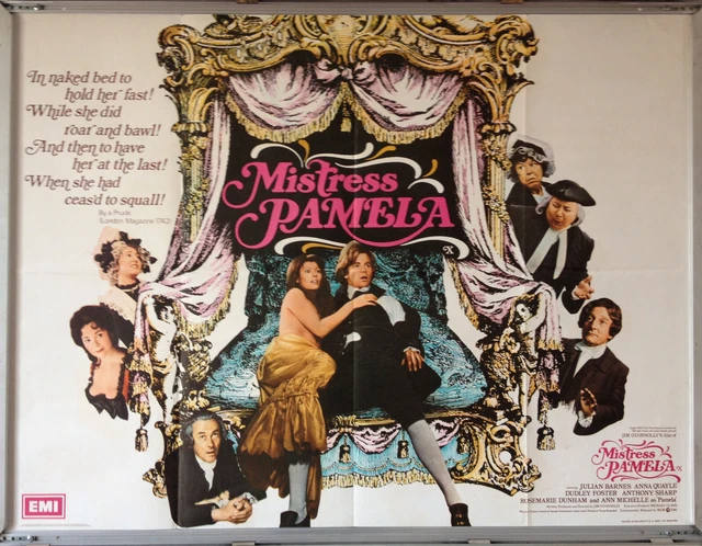 CINEMA POSTER: MISTRESS PAMELA 1974 (Quad) Ann Michelle Julian Barnes £ ...