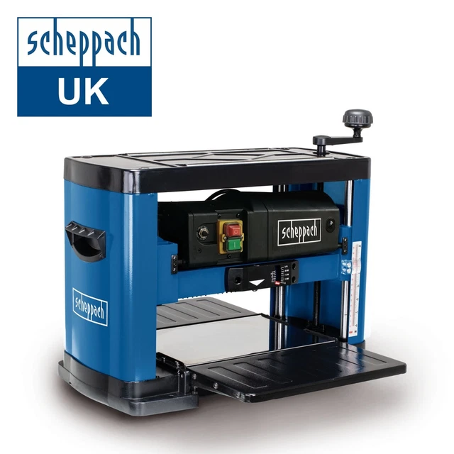 SCHEPPACH 1500W PORTABLE Bench Work Planer 330mm Thicknesser 230V ...