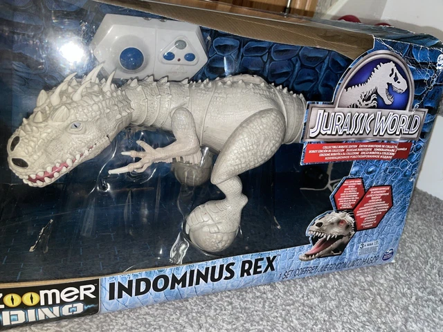 JURASSIC WORLD INDOMINUS Rex Zoomer Dino Robot Dinosaur With Charger ...