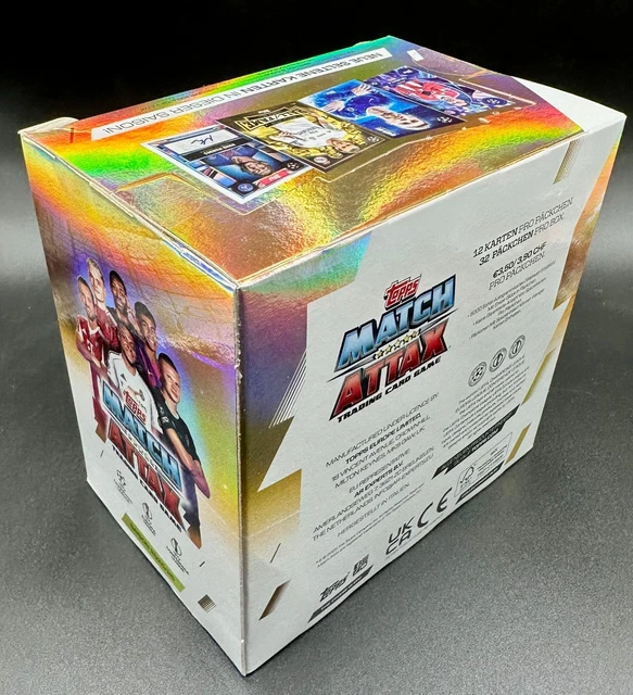 TOPPS MATCH ATTAX UCL UEFA 2025/2026 25/26 Display Box mit 32 Booster ...