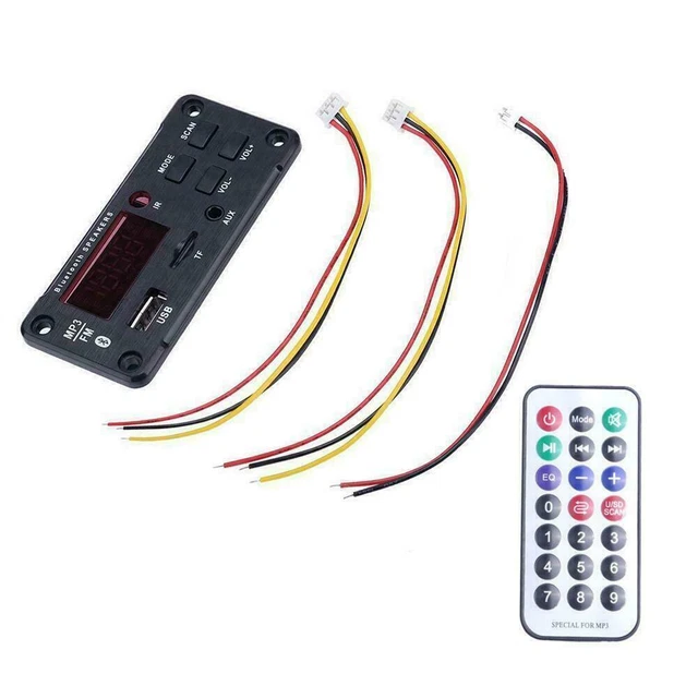 BLUETOOTH-COMPATIBLE 5.0 MP3 Decoder Board Audio Module For Car Support ...