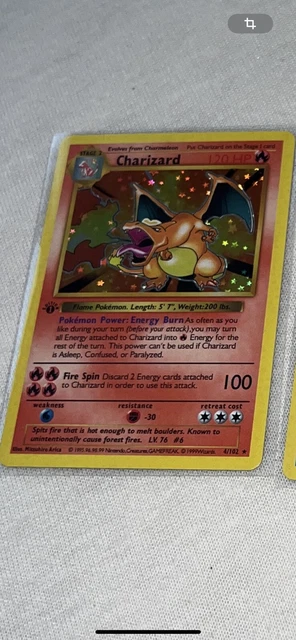 POKEMON CHARIZARD 1ST edition base set 04/102 EUR 301,00 - PicClick DE