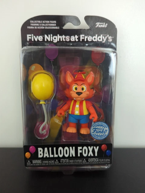 FUNKO FNAF FIVE Nights At Freddys Balloon Foxy Funko Figure Exclusive ...