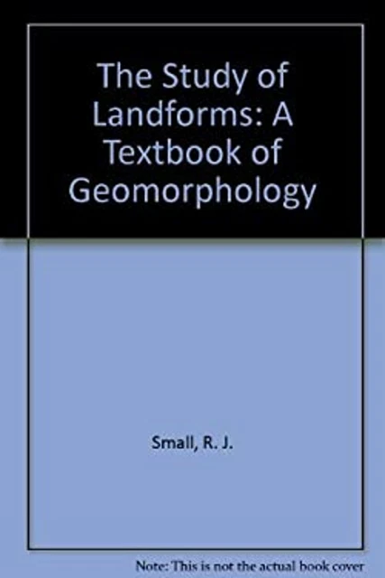 ETUDE DE LANDFORMS : Un Manuel Scolaire De Geomorphology Couverture Rigide R. J EUR 9,61 ...