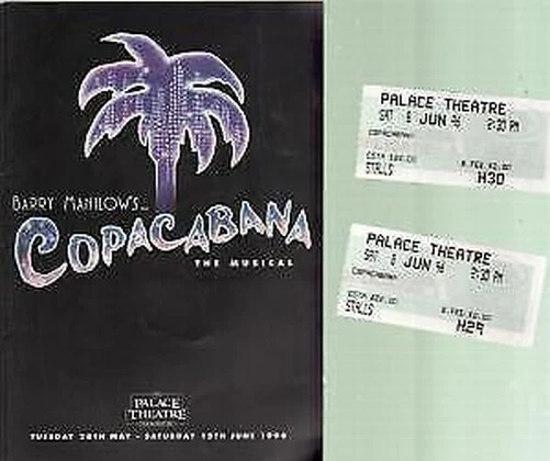 BARRY MANILOW'S COPACABANA the Musical Palace Theatre Manchester, 28 ...