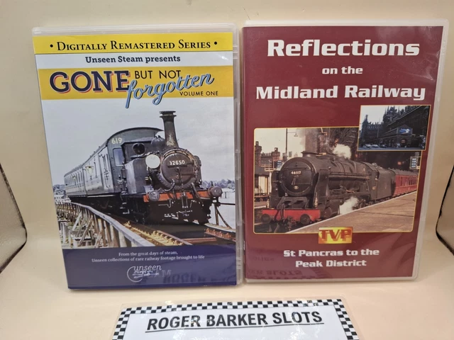 TRAIN LOCOMOTIVE DVD Pair Gone But Not Forgotten Midlands Railway ...