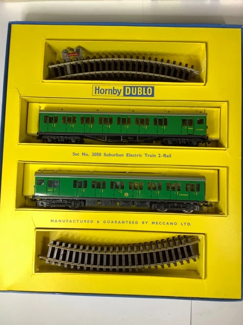 HORNBY DUBLO 2 Rail 2050 EMU Suburban Electric Train Set serviced ...