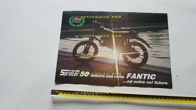 1983 FANTIC MOTOR Sprinter 50 Original Moped Pamphlet £12.65 - PicClick UK