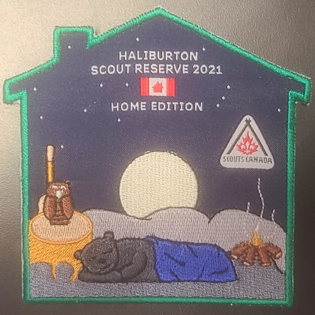 HALIBURTON SCOUT RESERVE crest badge patch (2021) Scouts Canada $5.00 ...
